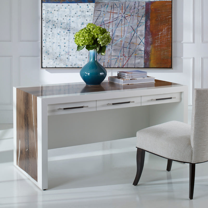 Sinclair Waterfall Desk – ST2 bench made in America